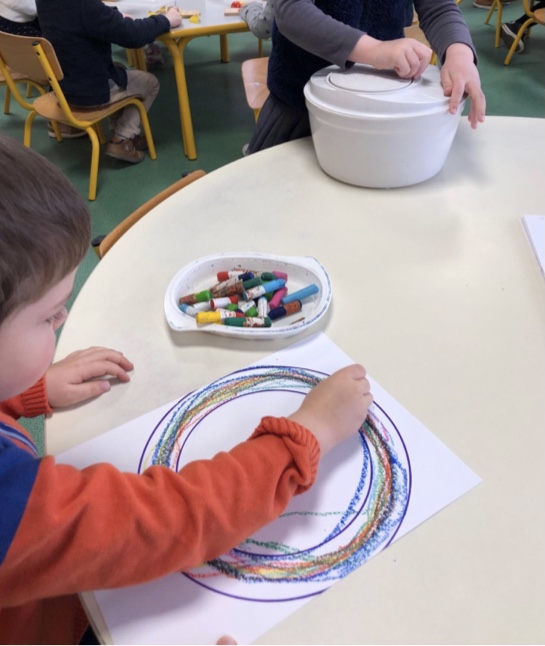 Le rond chez les PS Coquelicot - Ensemble Scolaire Sainte-Thècle