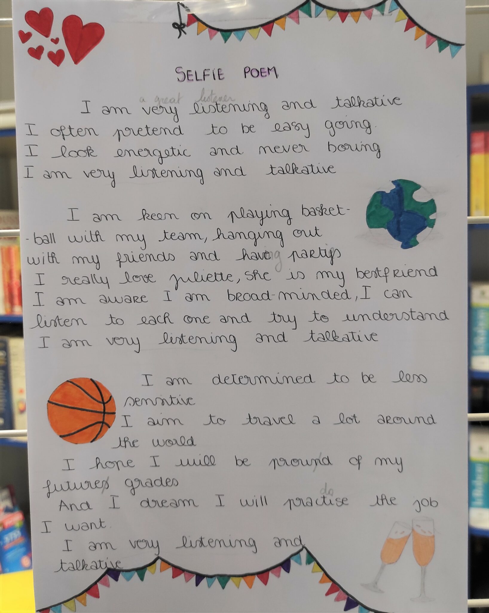 Exposition : Selfie Poems - Ensemble Scolaire Sainte-Thècle